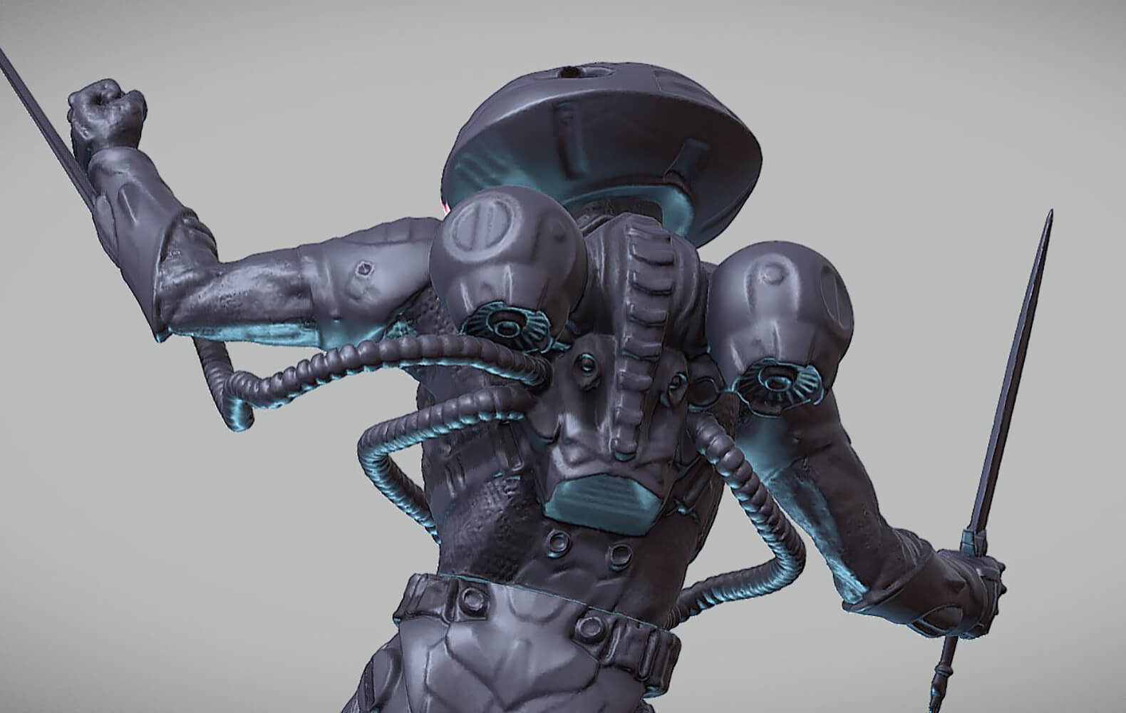 Black Manta Statue - 3D Print Model by 3DModelDesigner