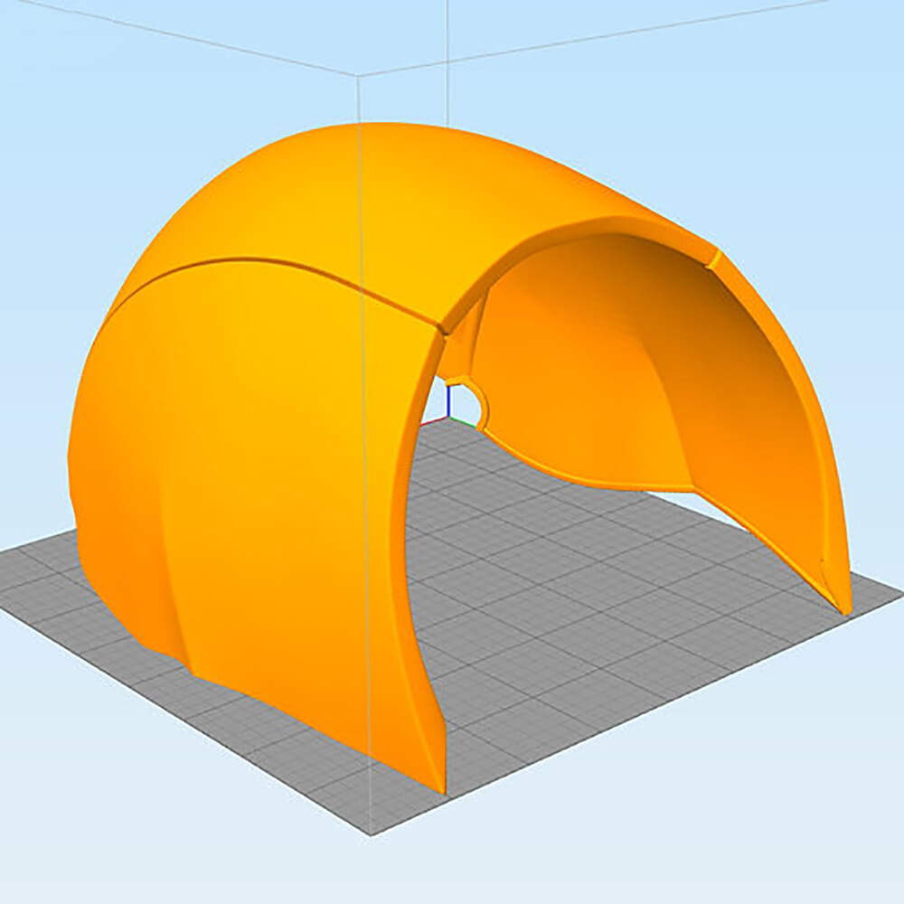 Black Mask Arkham Knight Helmet - 3D Model by 3DModelDesigner