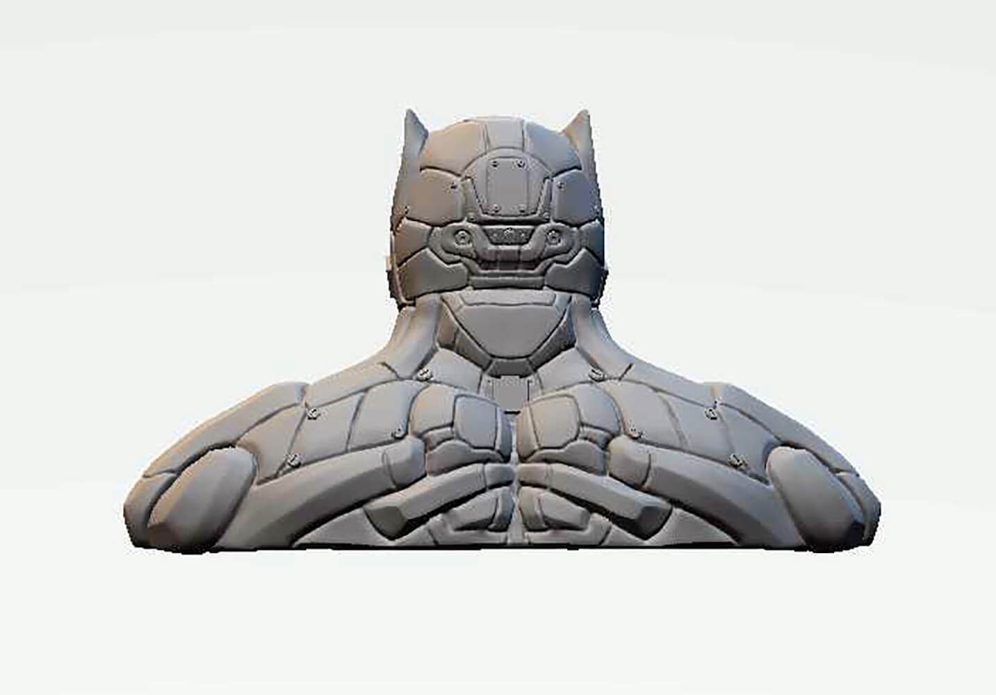 Black Panther Tchalla Bust - 3D Model by 3DModelDesigner