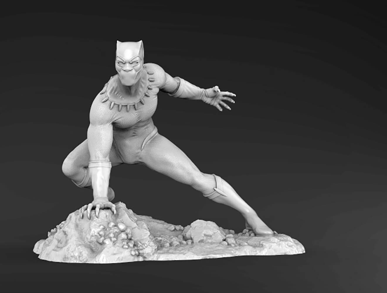 Black Panther - 3D Print Model by 3DModelDesigner