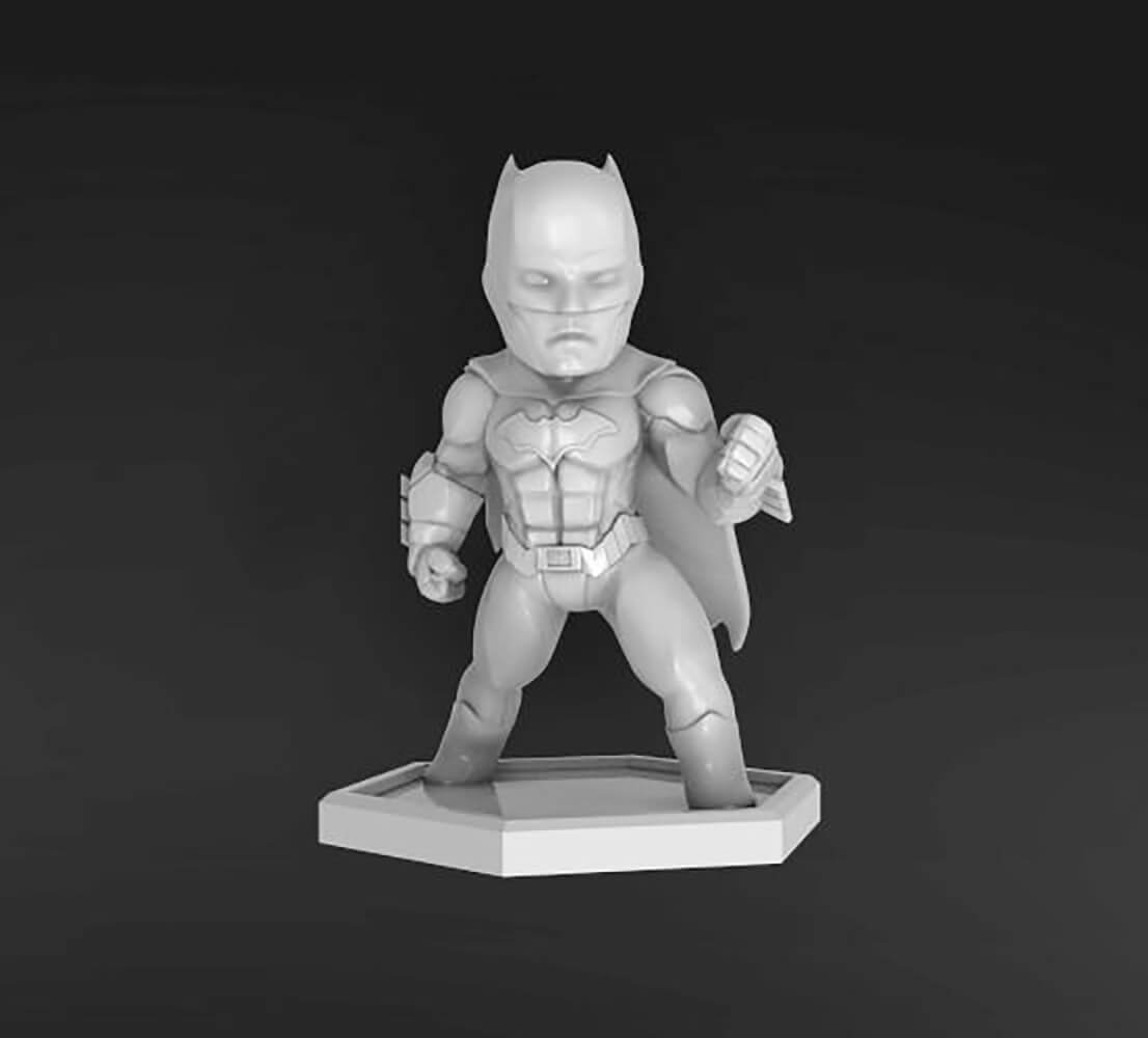 Chibi Batman - 3D Model by 3DModelDesigner