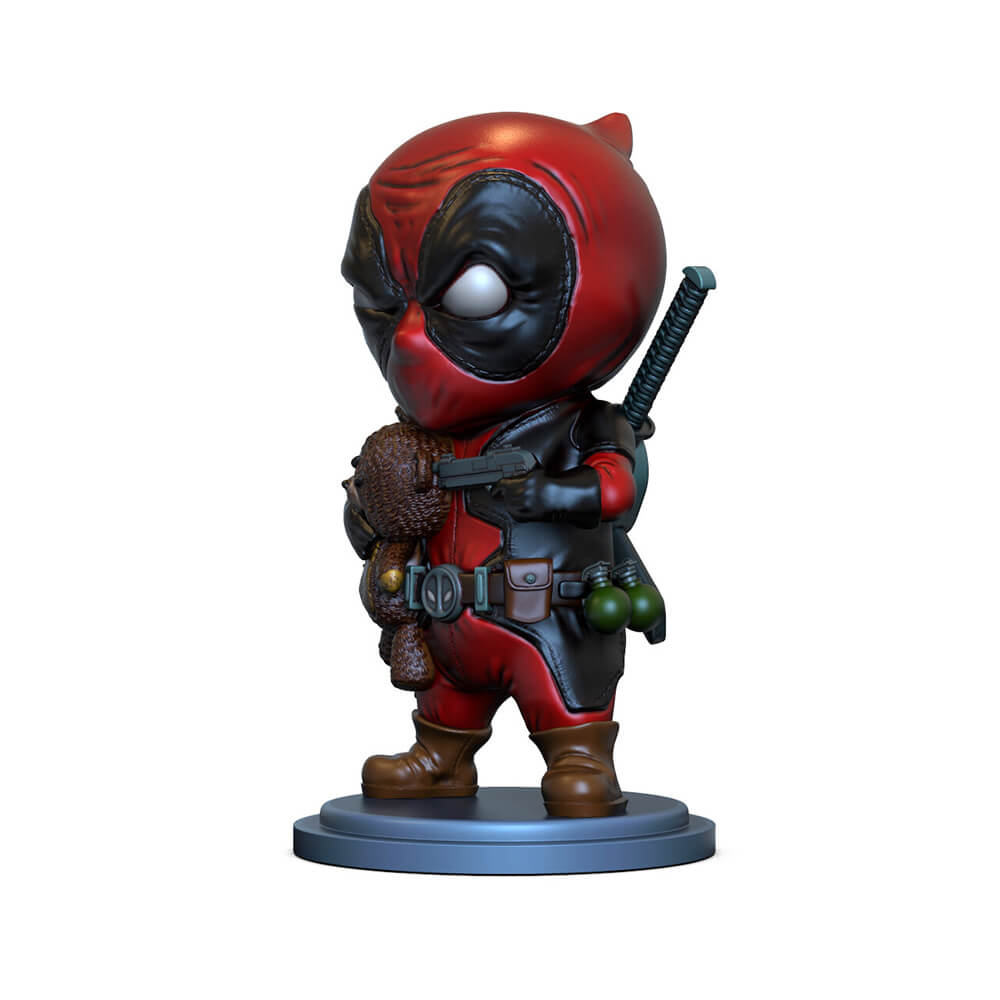 Chibi Deadpool - 3D Print Model by 3DModelDesigner
