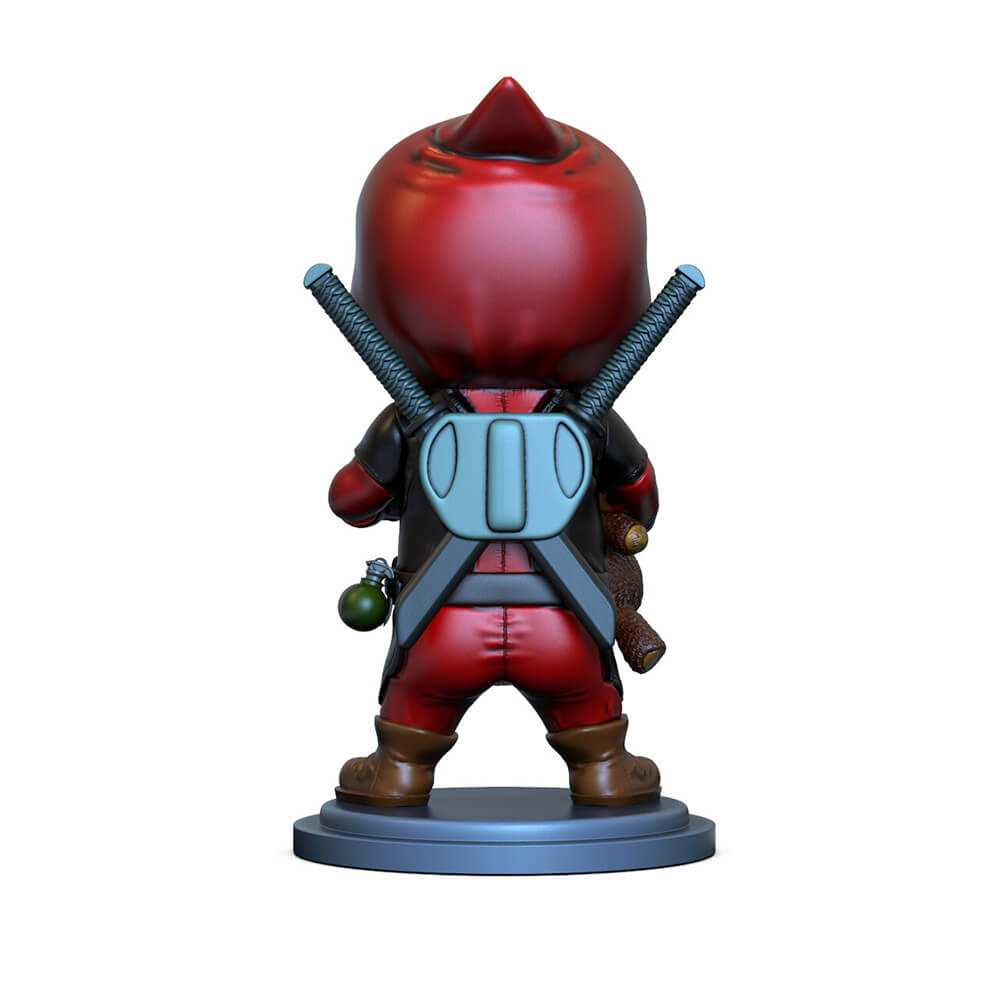 Chibi Deadpool - 3D Print Model by 3DModelDesigner