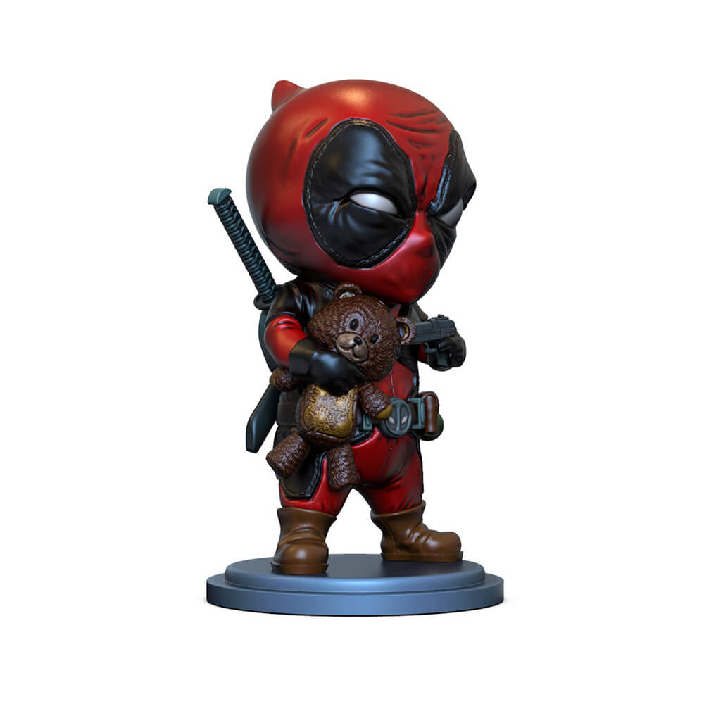 Chibi Deadpool - 3D Print Model by 3DModelDesigner