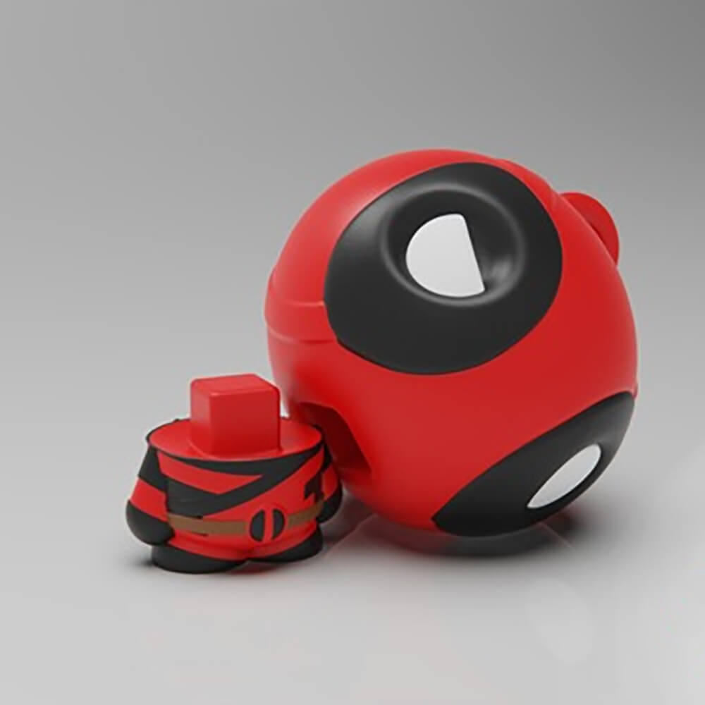 Chibi Deadpool - 3D Model by 3DModelDesigner