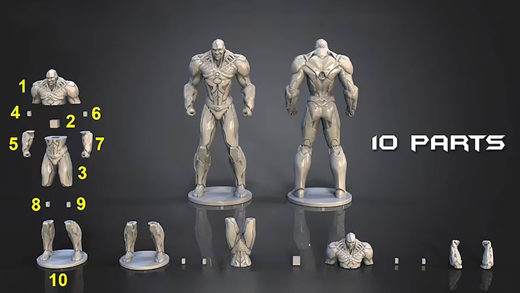 Cyborg - Justice League 3D Model by 3DModelDesigner