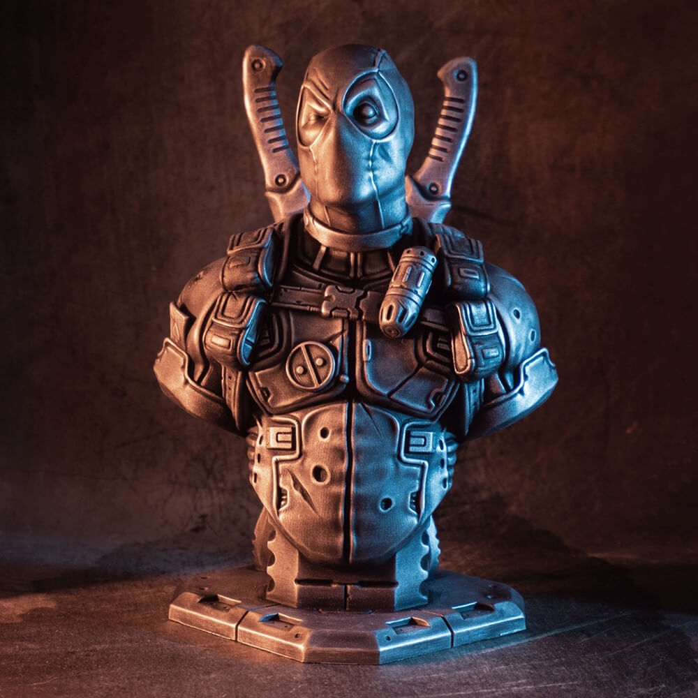 Deadpool Bust - 3D Model by 3DModelDesigner