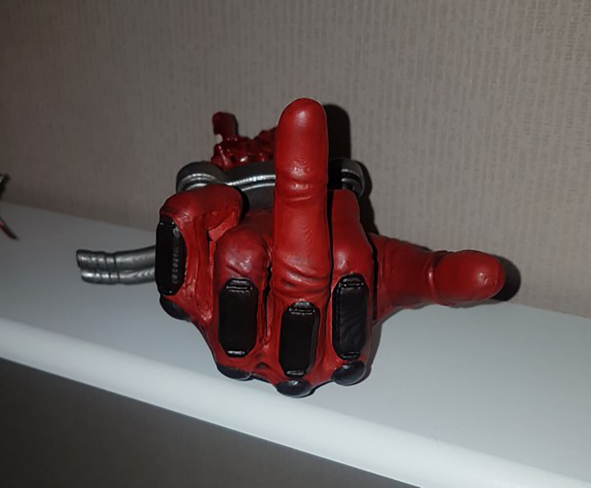 Deadpool Finger - 3D Model by 3DModelDesigner