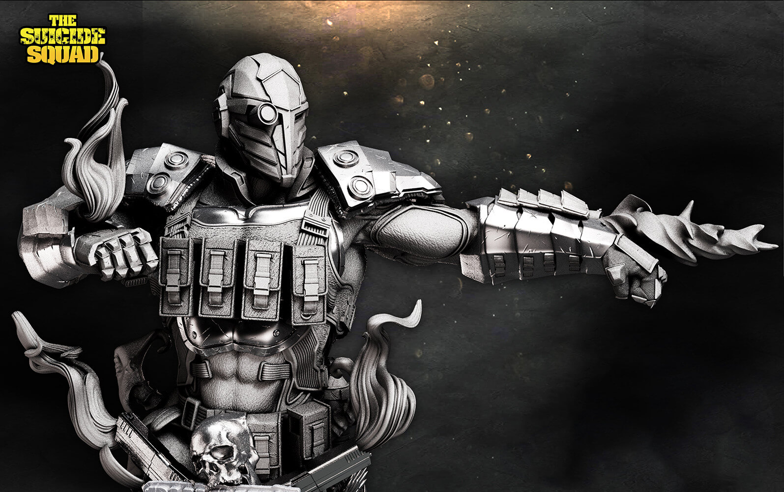 Deadshot Bust - 3D Model by 3DModelDesigner