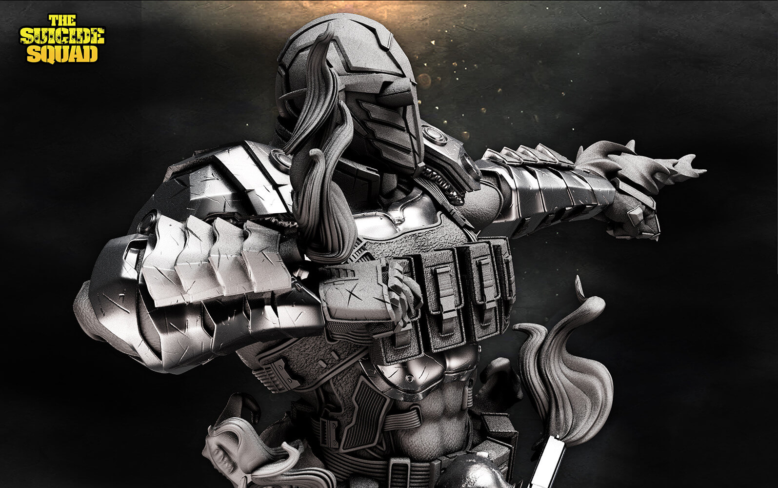 Deadshot Bust - 3D Model by 3DModelDesigner