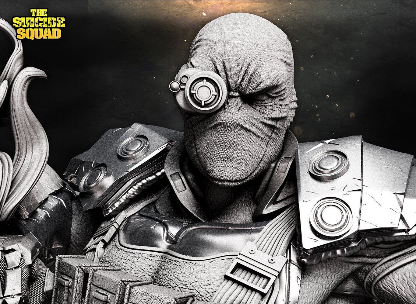 Deadshot Bust - 3D Model by 3DModelDesigner