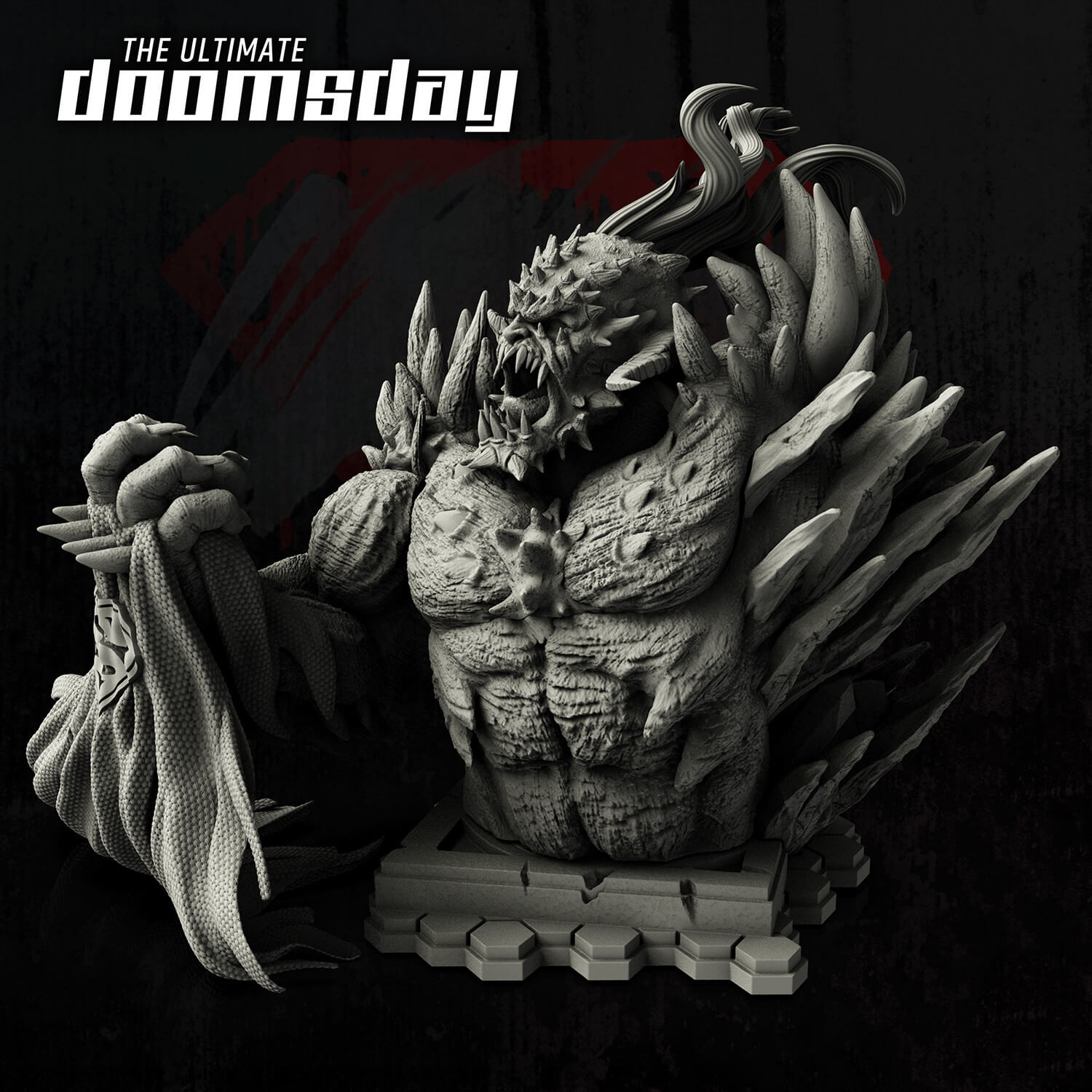 Doomsday Bust - 3D Model by 3DModelDesigner