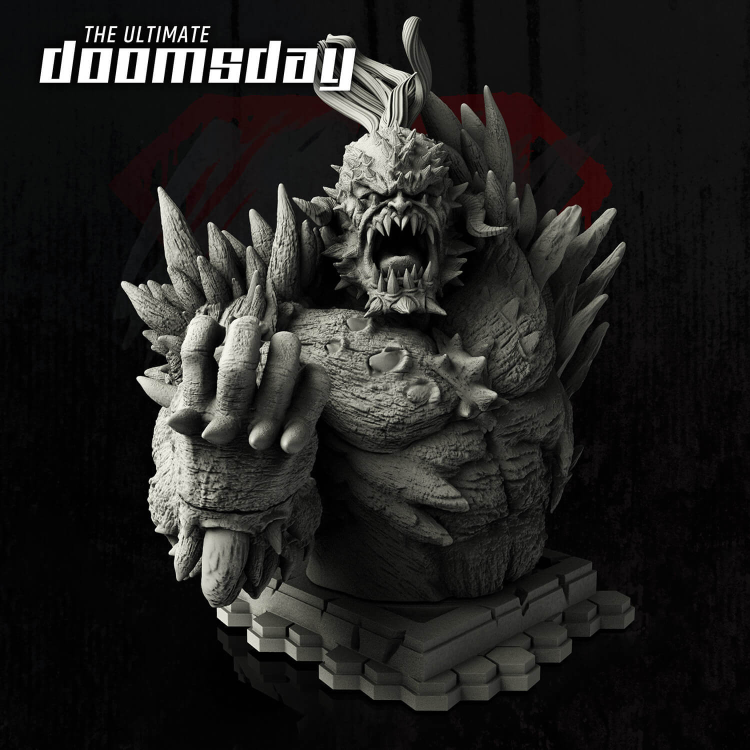 Doomsday Bust - 3D Model by 3DModelDesigner