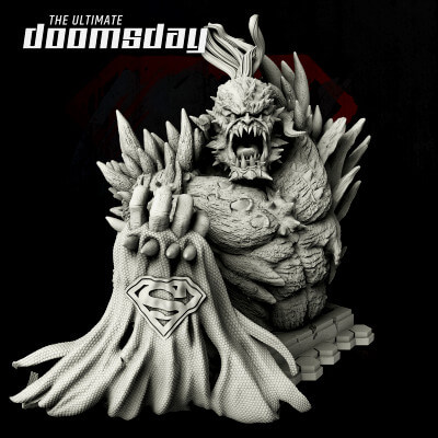Doomsday Bust - 3D Model by 3DModelDesigner