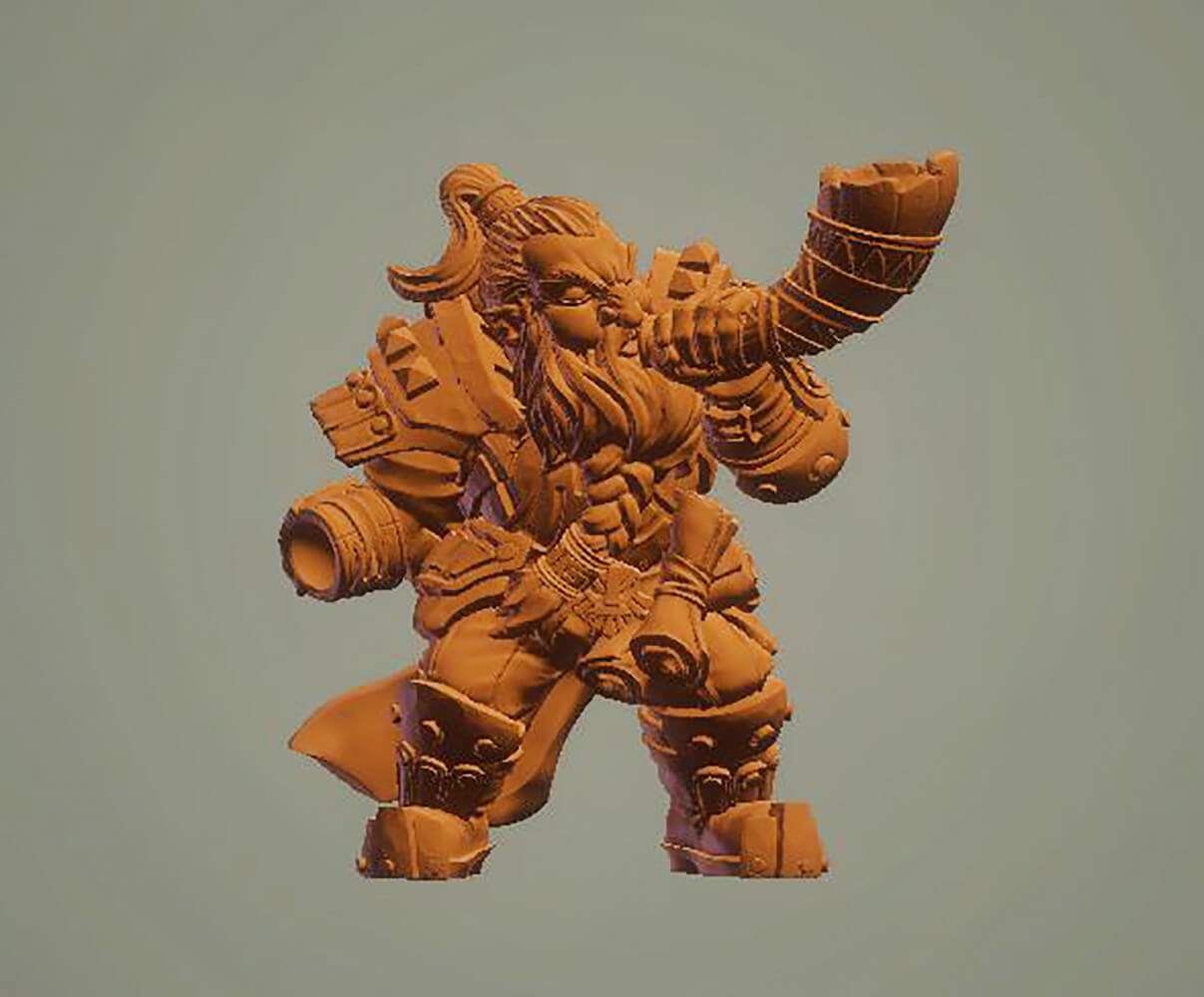 Dwarf Flokir The Skald - 3D Model by 3DModelDesigner