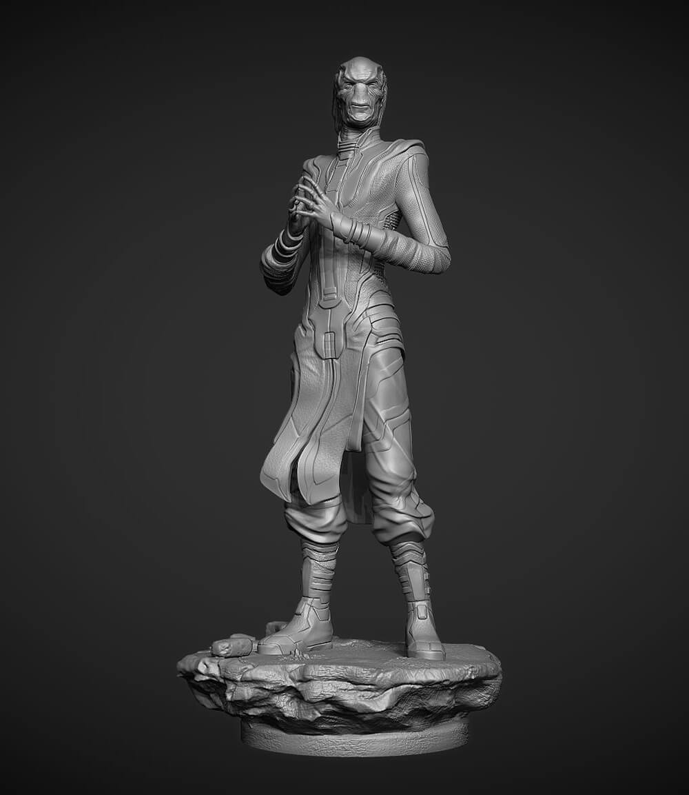Ebony Maw Statues - 3D Model by 3DModelDesigner