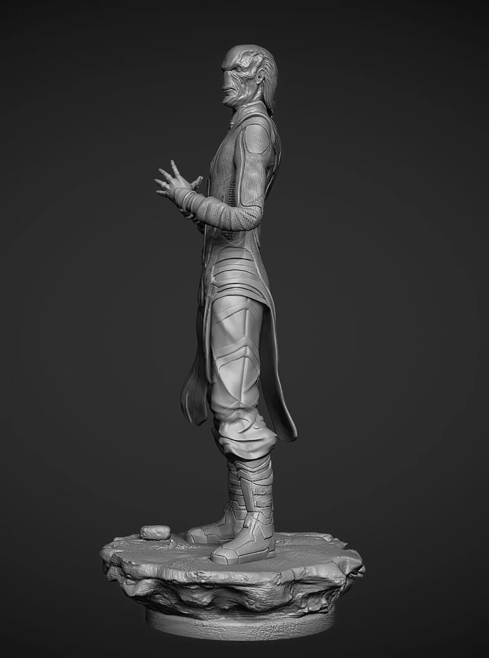Ebony Maw Statues - 3D Model by 3DModelDesigner