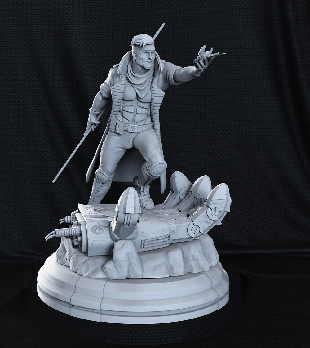 Gambit (Gambit) - 3D Print Model by 3DModelDesigner