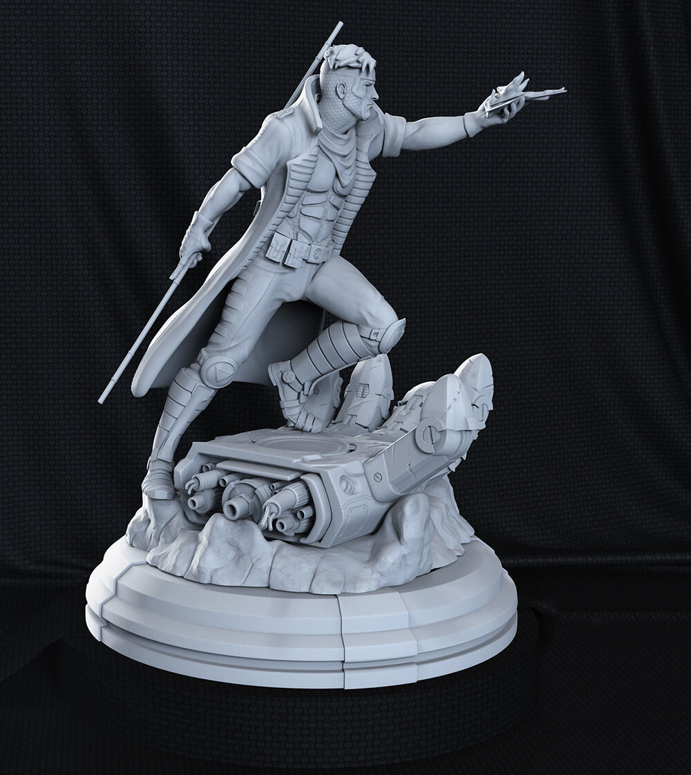 Gambit (Gambit) - 3D Print Model by 3DModelDesigner