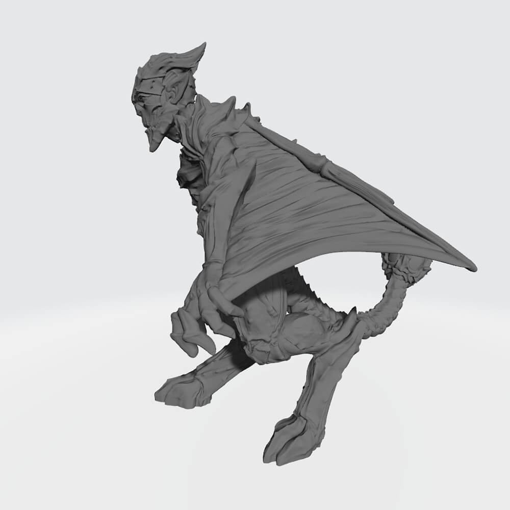 Gargoyles Standing - 3D Print Model by 3DModelDesigner