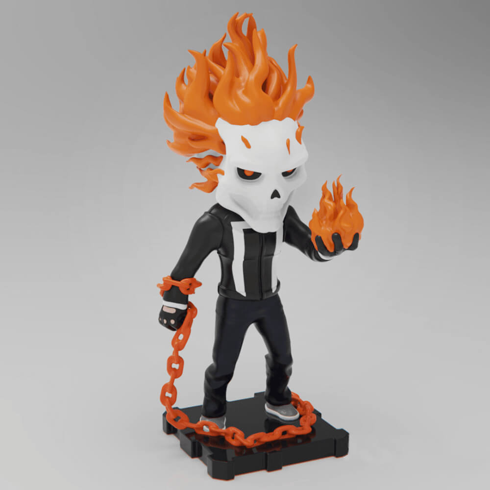 Ghost Rider (Ghost Rider) - 3D Model by 3DModelDesigner