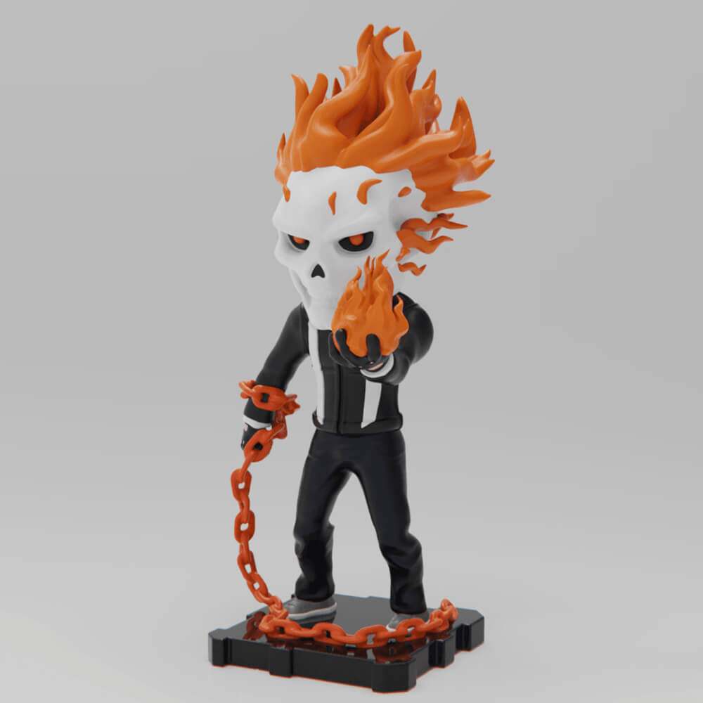 Ghost Rider (Ghost Rider) - 3D Model by 3DModelDesigner