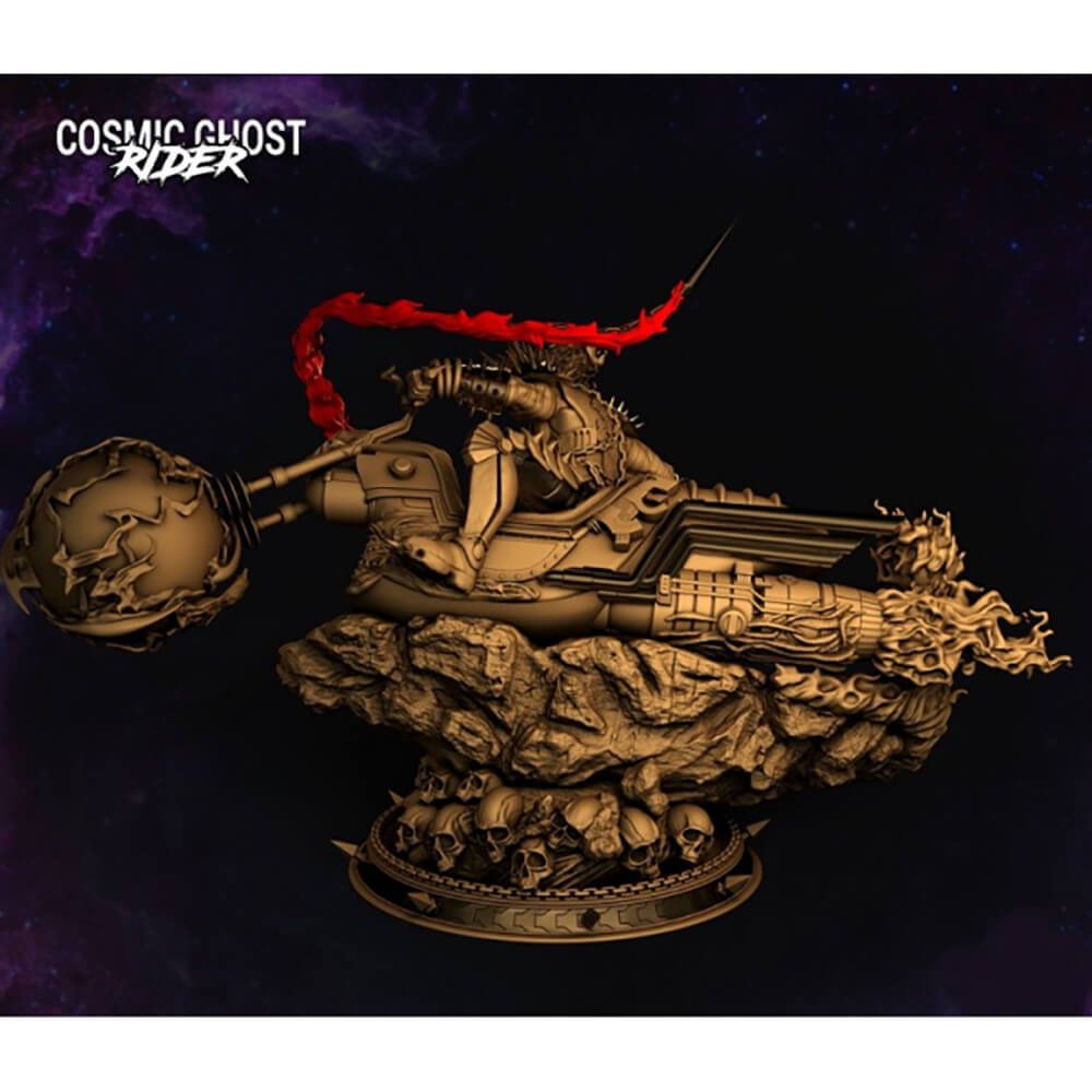 Ghost Rider (Ghost Rider) - 3D Print Model by 3DModelDesigner