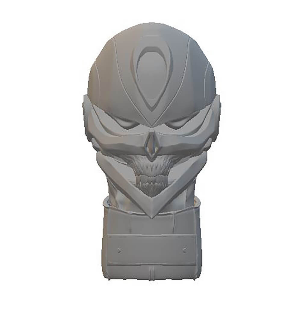 Ghost Rider Bust - 3D Model by 3DModelDesigner