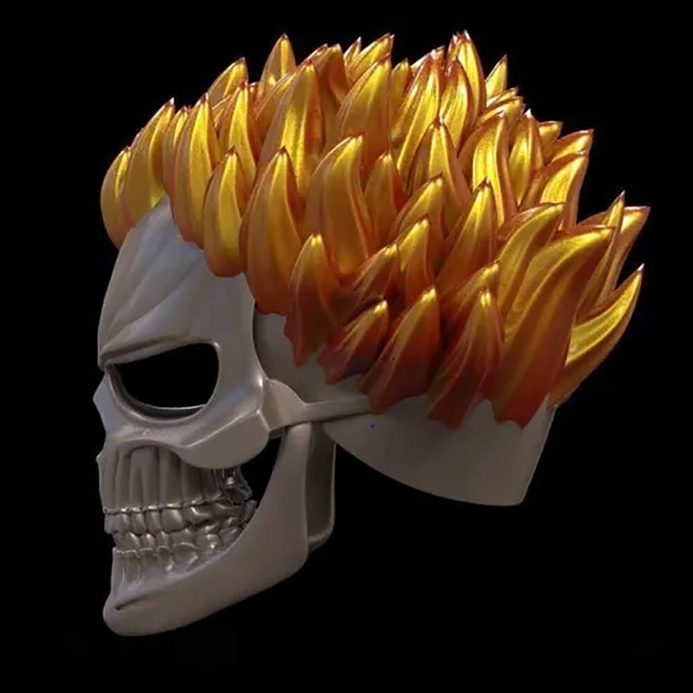 Ghost Rider Helmet - 3D Model by 3DModelDesigner