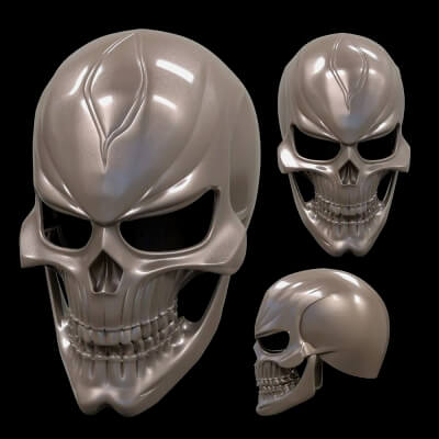 Ghost Rider Helmet - 3D Model by 3DModelDesigner