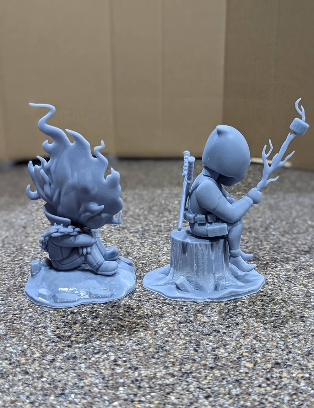 Ghost Rider Vs Deapool Chibi - 3D Print Model by 3DModelDesigner