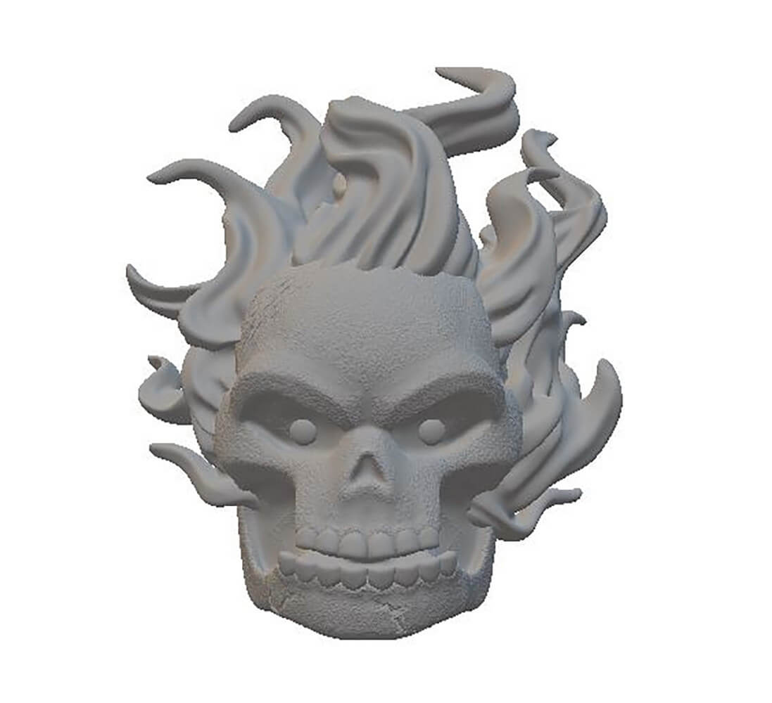 Ghost Rider (Ghost Rider) - 3D Print Model by 3DModelDesigner
