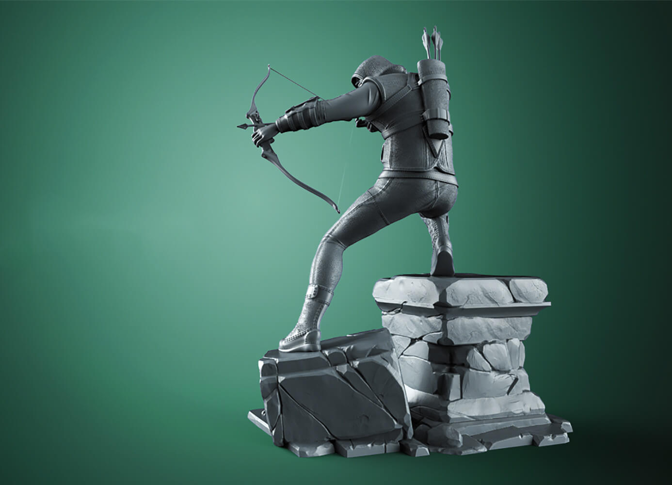 Green Arrow Bow Replica