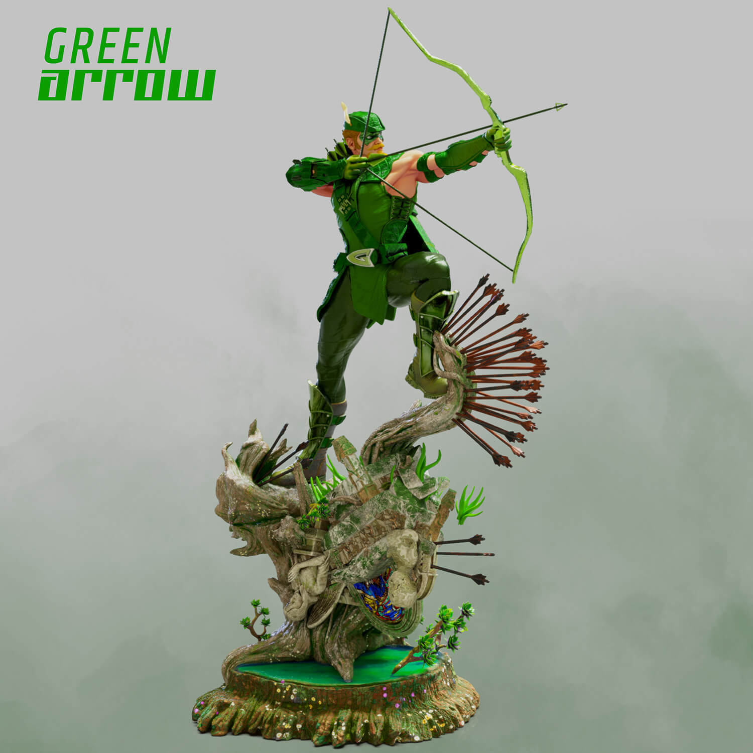 Green Arrow (DC Comics) - 3D Model by 3DModelDesigner