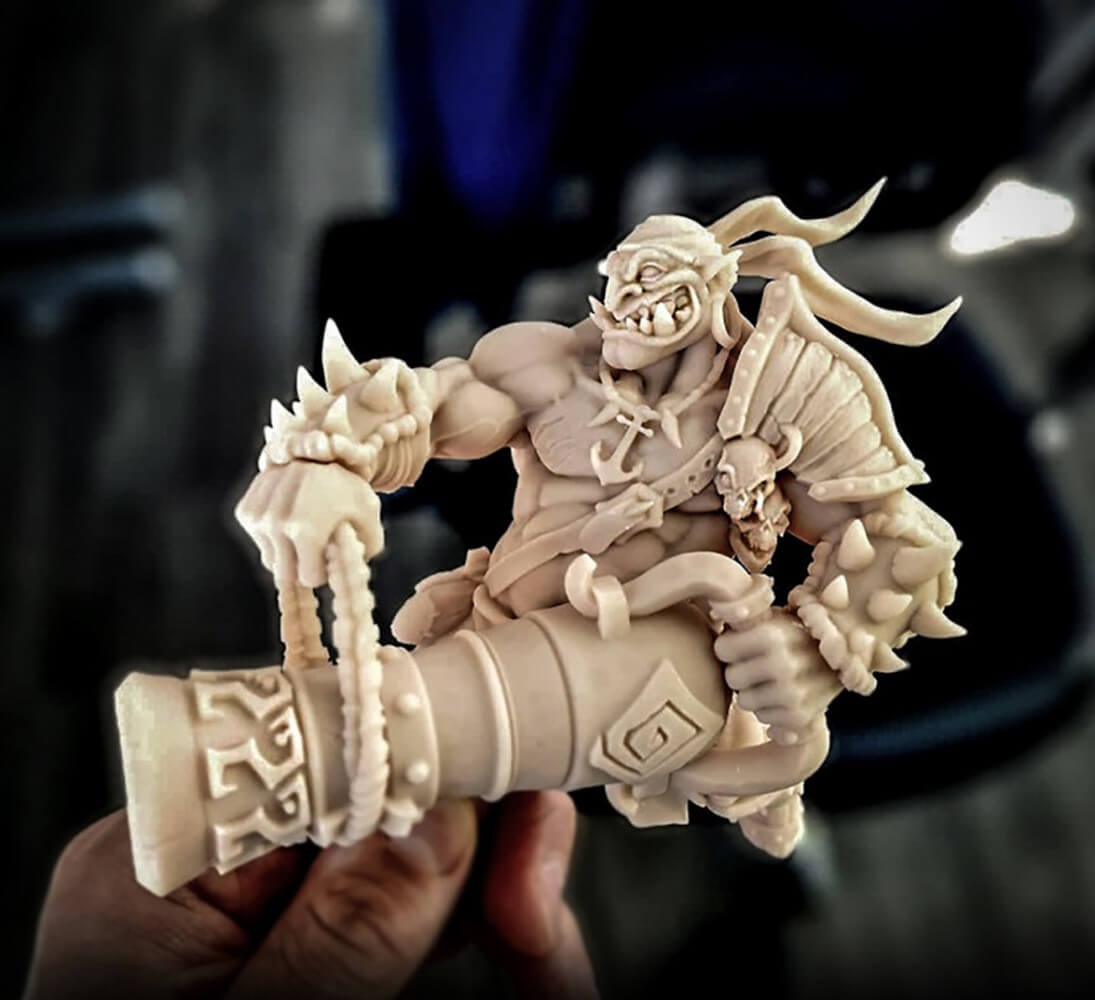 Gronk Boomshot - Ogre Cannoneer Hero 3D Model by 3DModelDesigner