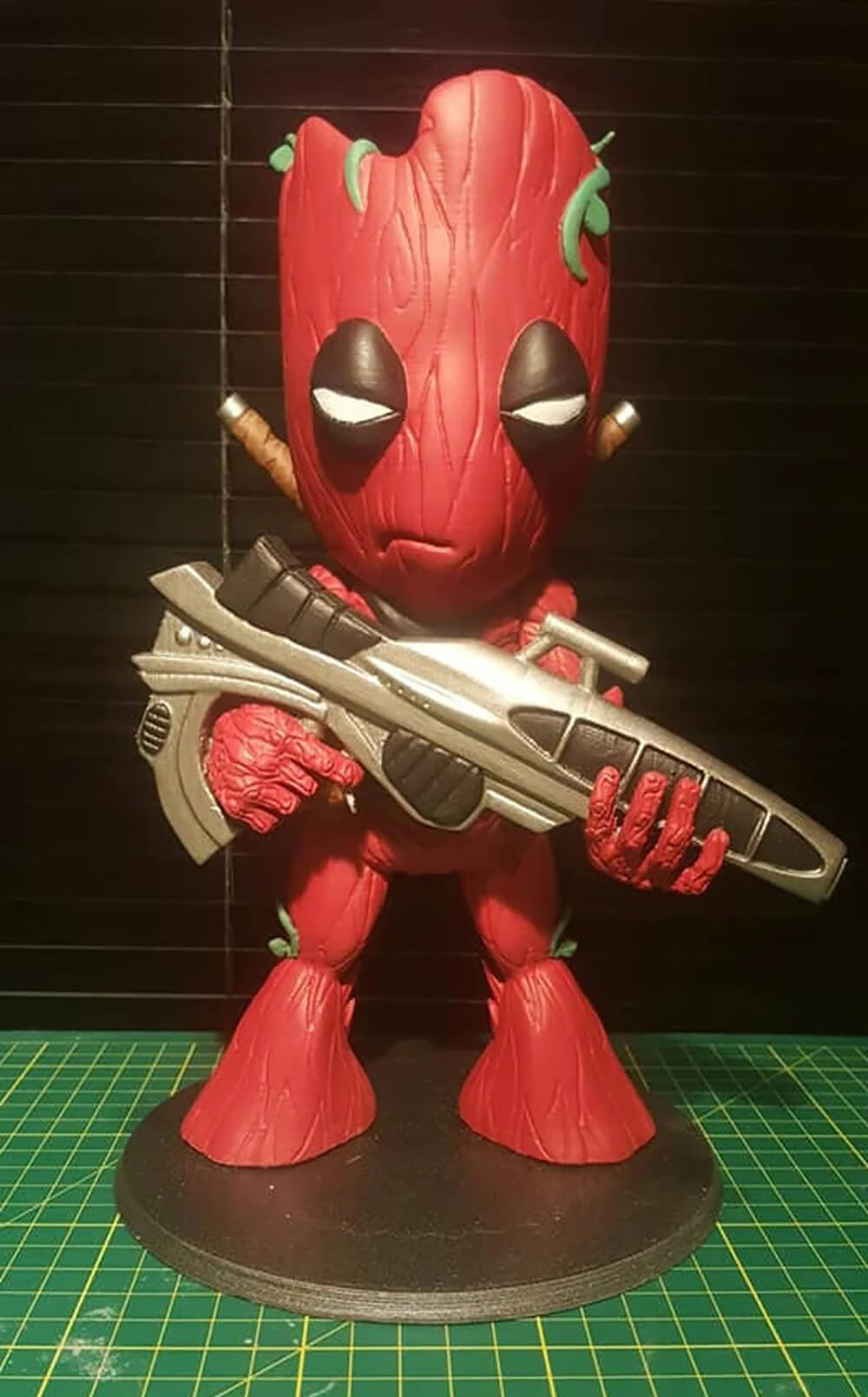 Groot Pool Chibi - 3D Print Model by 3DModelDesigner