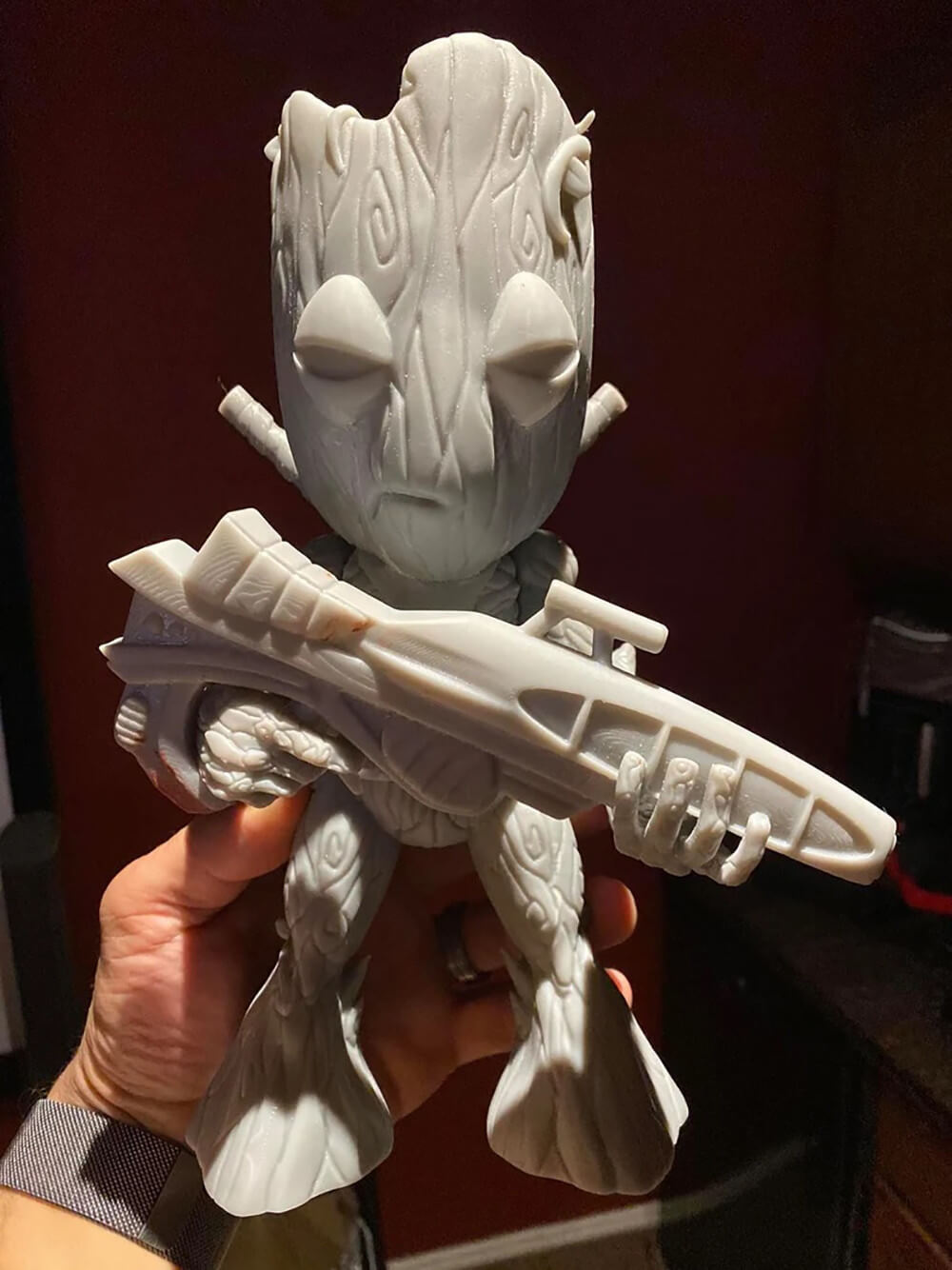 Groot Pool Chibi - 3D Print Model by 3DModelDesigner