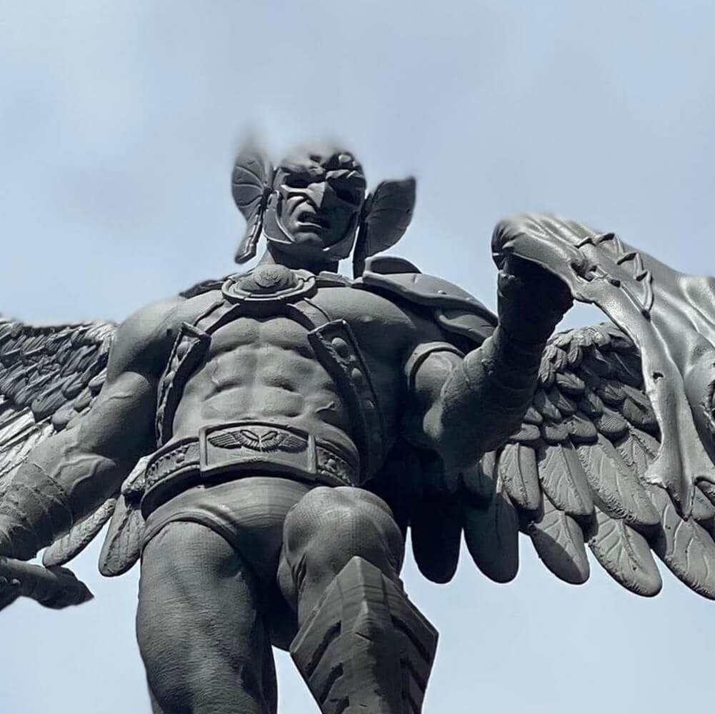 Hawkman Statue - 3D Model by 3DModelDesigner