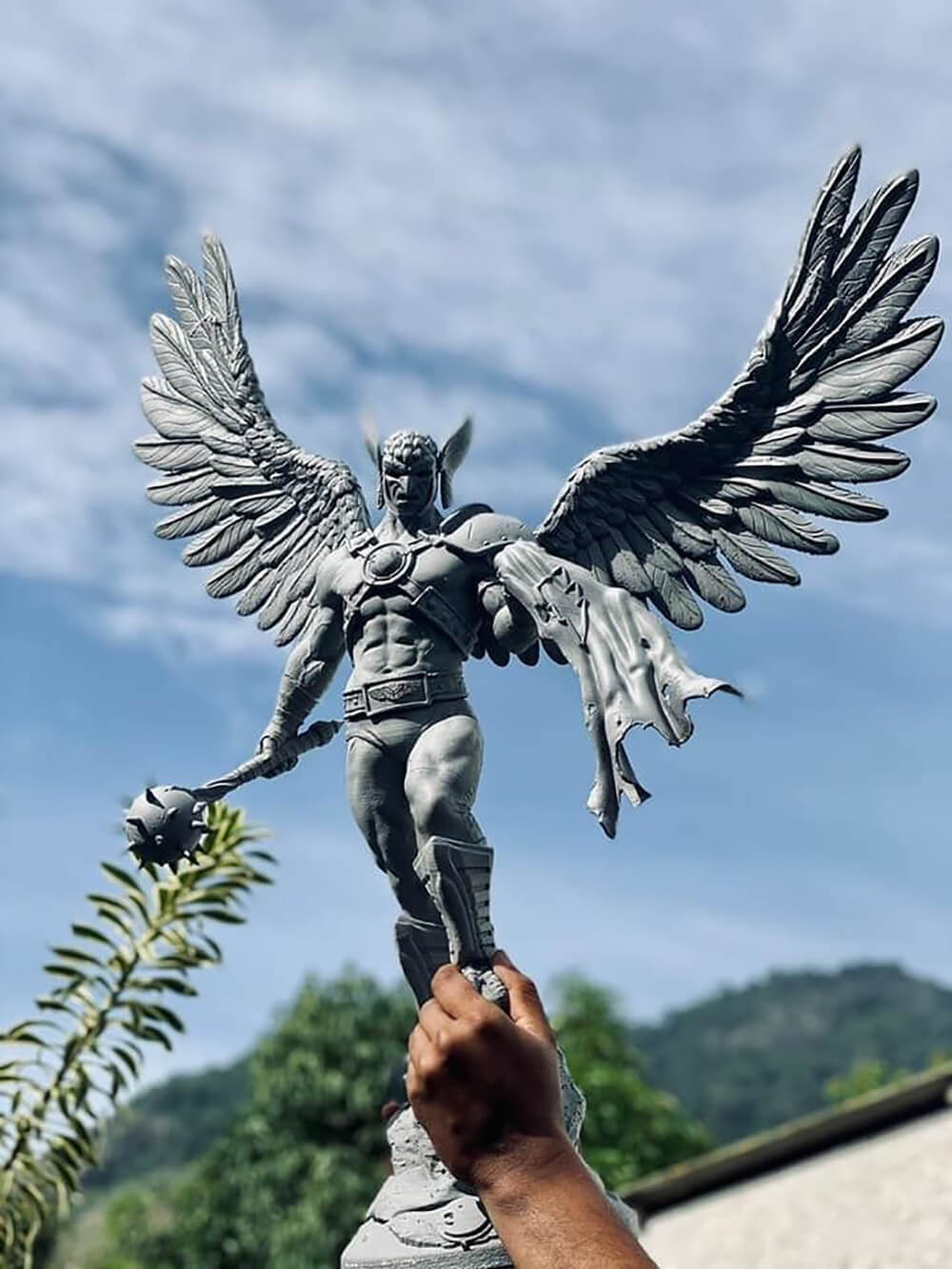 Hawkman Statue - 3D Model by 3DModelDesigner
