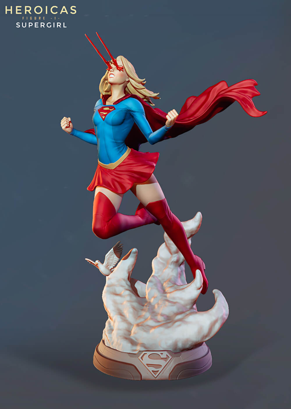 Heroicas Supergirl - 3D Print Model by 3DModelDesigner