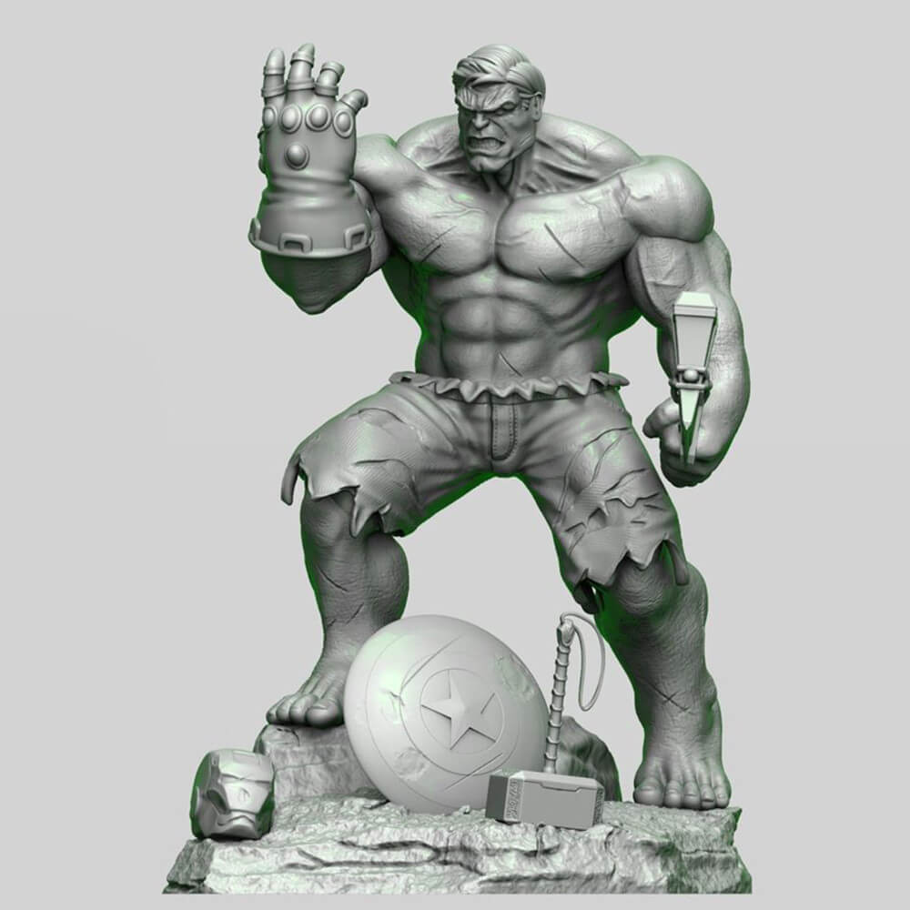 Hulk Gauntlet - 3D Print Model by 3DModelDesigner
