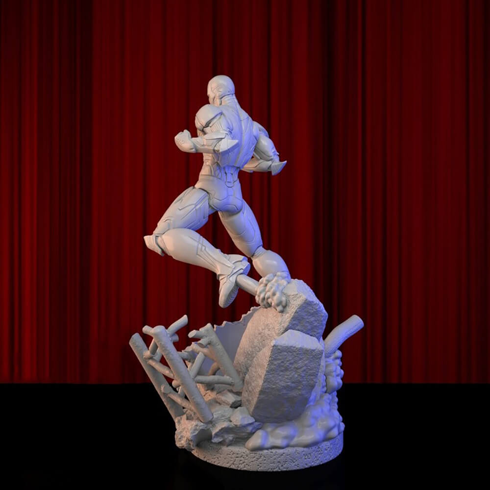 Iron Man and The Shield - 3D Model by 3DModelDesigner