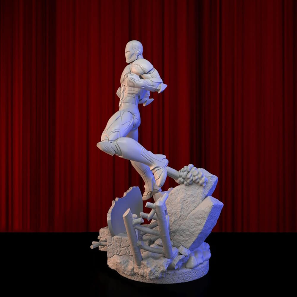 Iron Man and The Shield - 3D Model by 3DModelDesigner