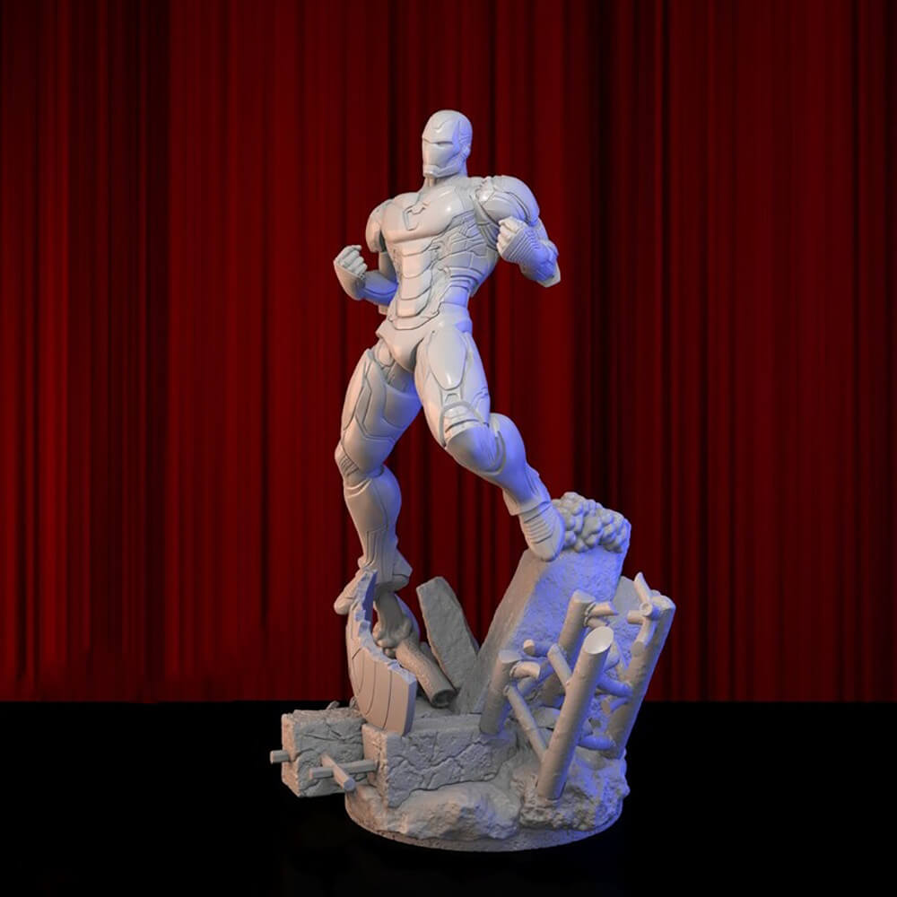 Iron Man and The Shield - 3D Model by 3DModelDesigner