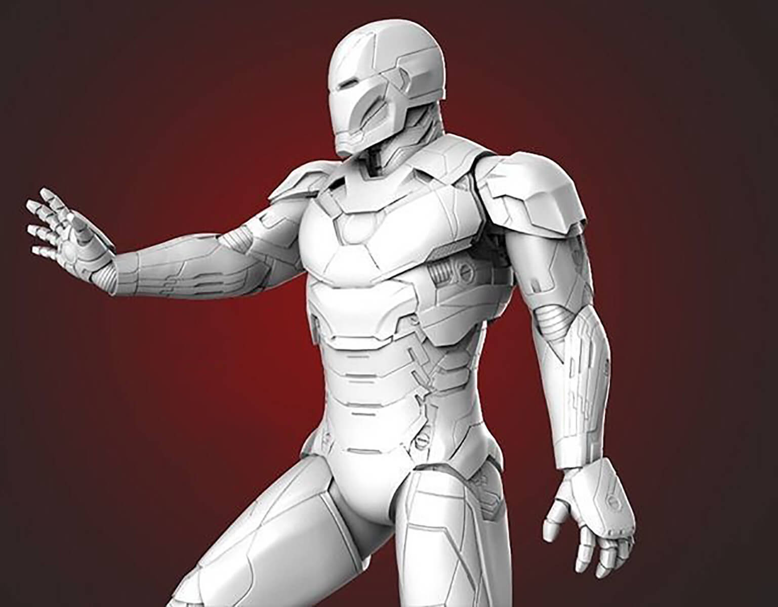 Iron Man Mark 46 Statues - 3D Model by 3DModelDesigner