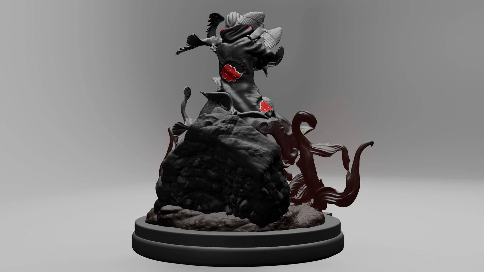 Itachi From Naruto - 3D Print Model by 3DModelDesigner