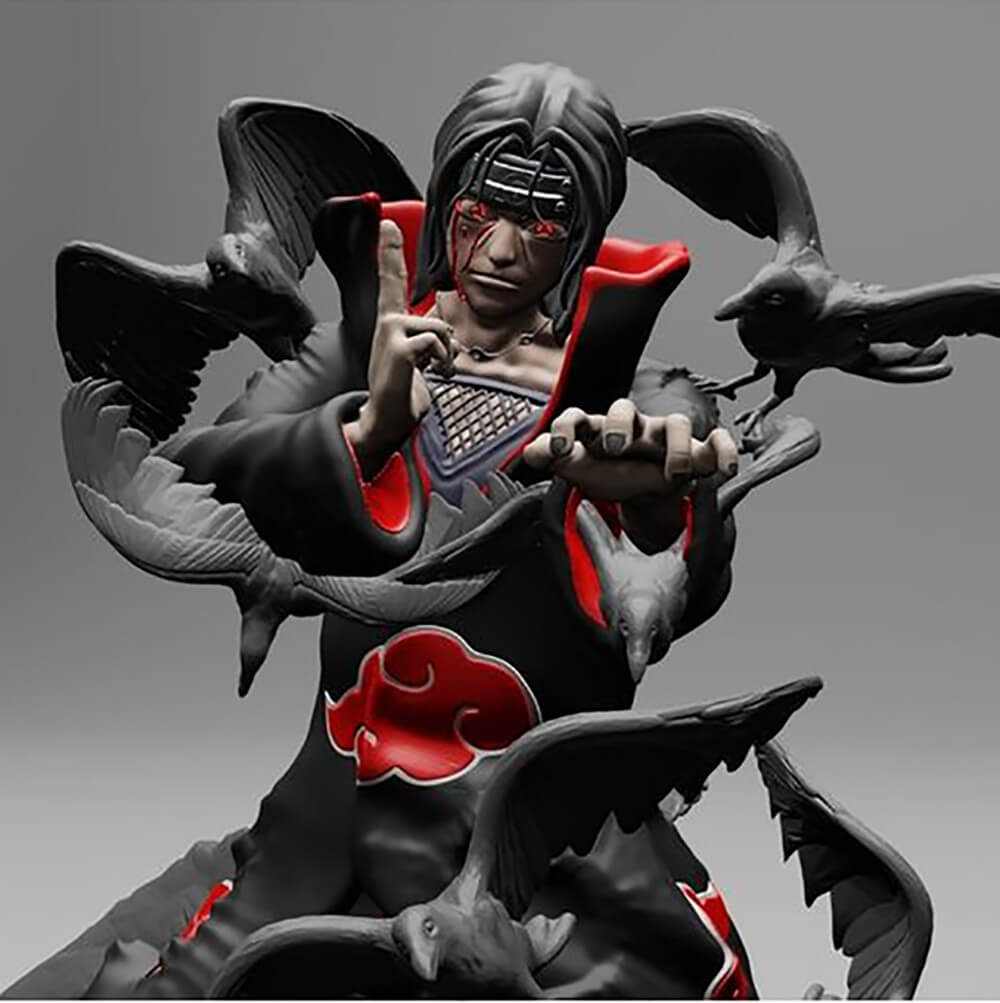 Itachi From Naruto - 3D Model by 3DModelDesigner