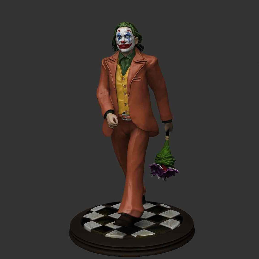 Joker Clown With Roses - 3D Model by 3DModelDesigner