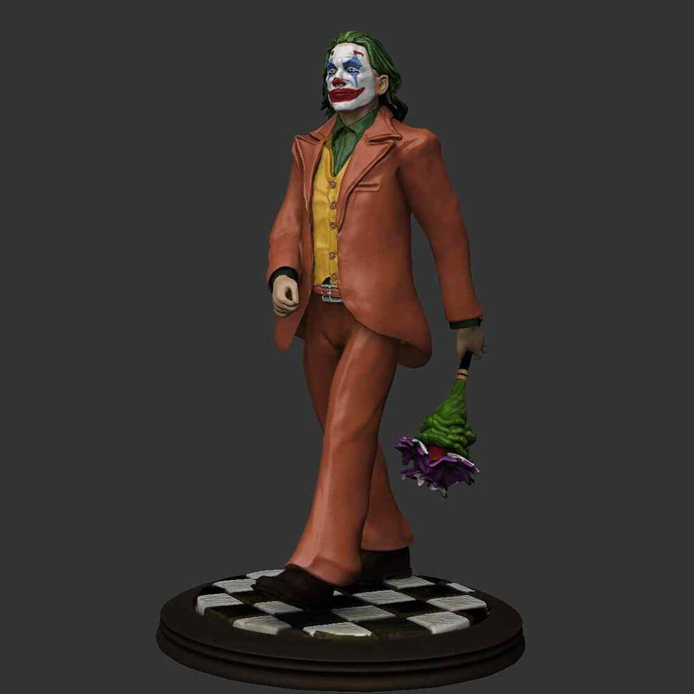 Joker Clown With Roses - 3D Print Model by 3DModelDesigner