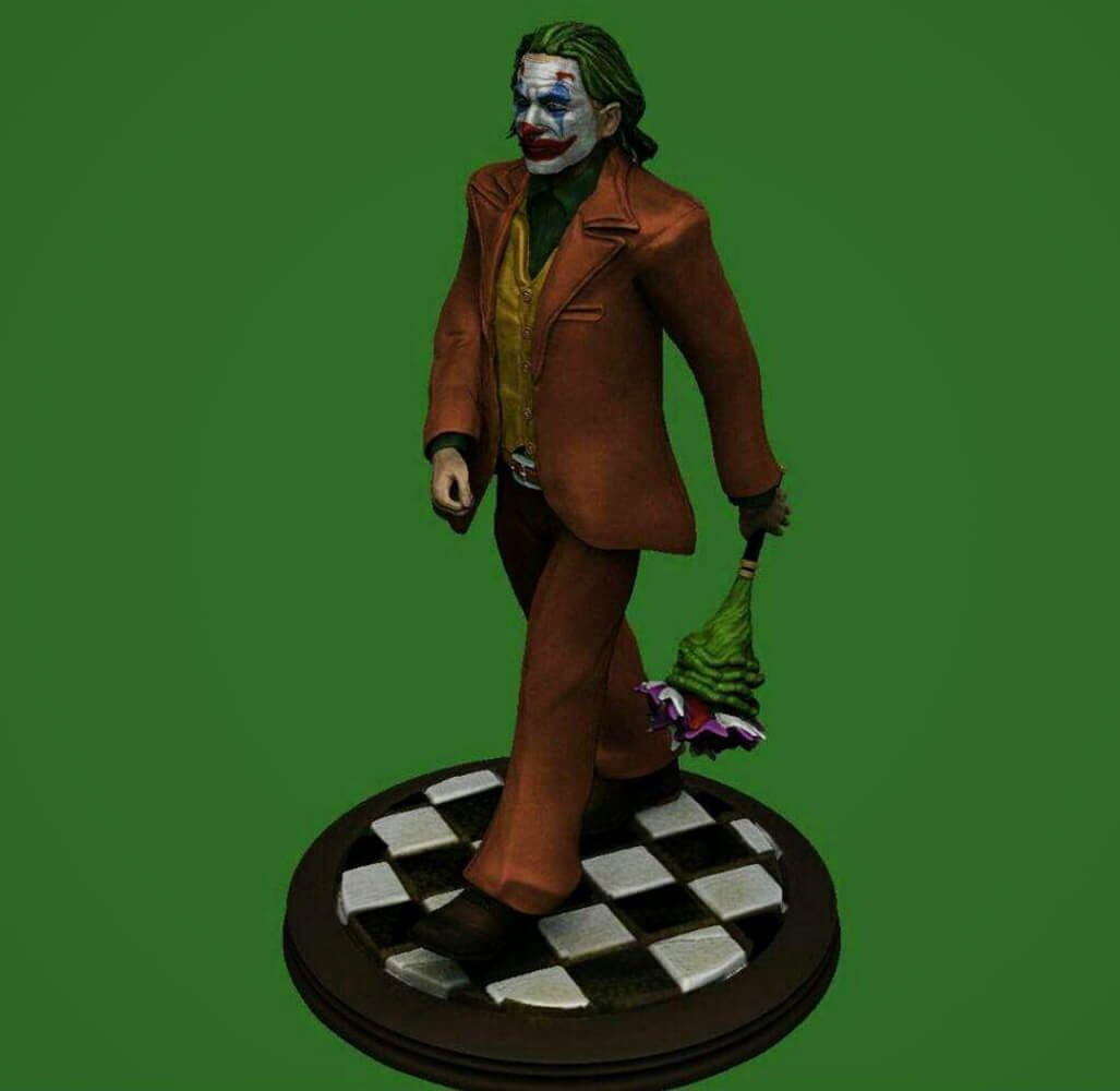 Joker Clown With Roses - 3D Print Model by 3DModelDesigner